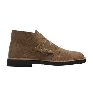 Clarks Desert Boot In Suede - Grey