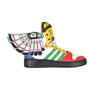 Adidas Jeremy Scott Eagle Wing 'totem' High-top Sneakers