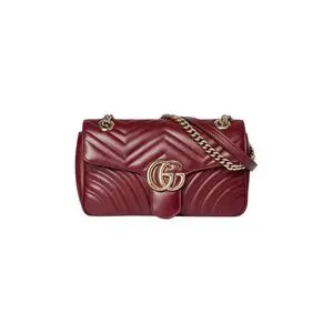 Gucci Marmont Small Shoulder Bag - Red