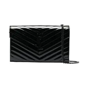 Saint Laurent Monogram Chain Wallet 'nero - Black