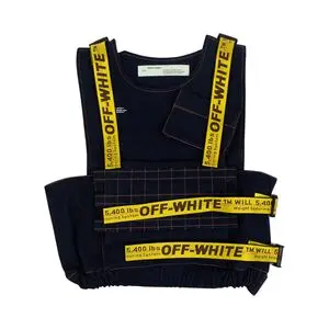 Off-White Denim Technical Strap Vest Jacket