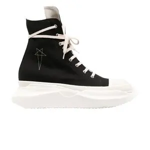 Rick Owens Pentagram Embroidery Abstract High - Black