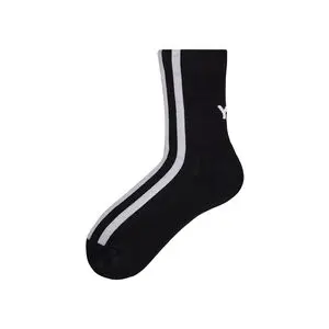 Y3 Striped Socks - Black