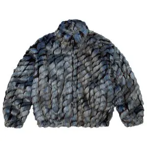 Women's Blue Fur Jackets