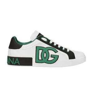 Dolce & Gabbana Men's Green Lace-Up Sneakers