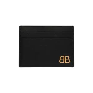 Balenciaga Monaco Card Holder - Black
