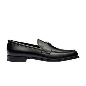 Prada Brushed Leather Loafer