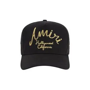 Amiri Hollywood Canvas Cap - Black