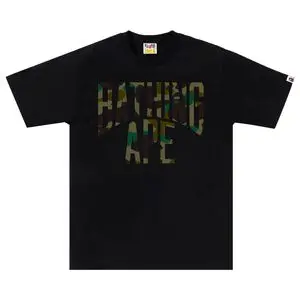 A BATHING APE 1st Camo Nyc Logo Tee - Black
