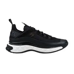Chanel Velvet Calfskin & Mixed Fibers Sneakers - Black
