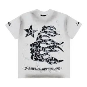 HELLSTAR Thorn Glitter T-shirt - White