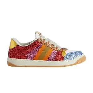 Gucci Screener Embellished Glitter Sneakers - Multicolor