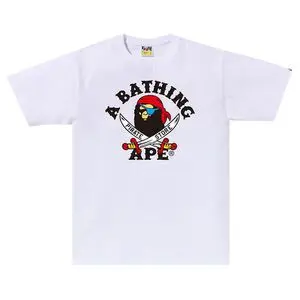 A BATHING APE Ape Pirate Tee - White