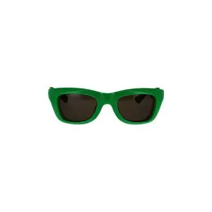 Bottega Veneta Square Sunglasses - Green