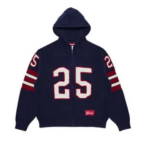 Supreme Sport Zip Up Hooded Sweater - Blue