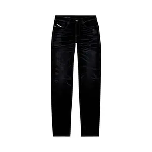 DIESEL® Loose Fit Velvet Flocked Denim