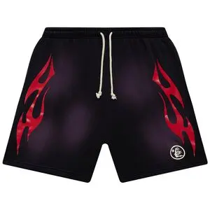 HELLSTAR Flame Shorts - Black