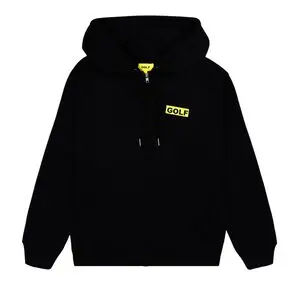 Golf Wang Collage Zip Up Hoodie - Black | Editorialist