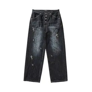 THUG CLUB Burn Down Denim Pants