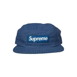 Supreme Reflective Ripstop Camp Cap - Blue