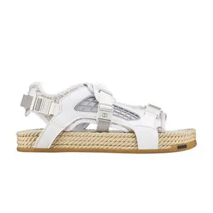 Dior Atlas Oblique Sandals - White