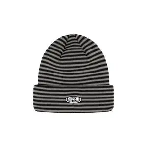 Supreme Striped Beanie - Black