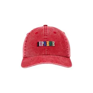 Supreme Pigment Dye 6-panel Cap - Red