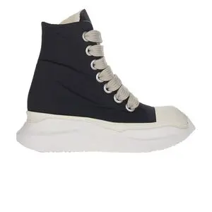 Rick Owens Jumbo Laced Abstract High-Top Sneakers - Black