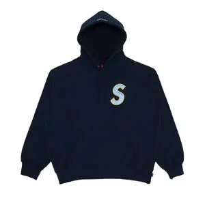 Supreme Logo Hooded Sweatshirt - Blue
