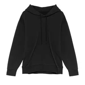 Black drawstring hoodies for women
