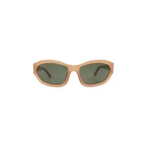 Dries Van Noten X Linda Farrow Rectangle Sunglasses - Brown