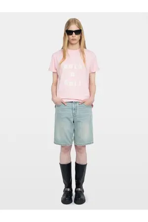 Zadig&Voltaire Edwin T-shirt - Pink / Stripe