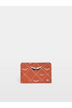 Zadig&Voltaire Zv Pass Monogram Card Holder - Natural