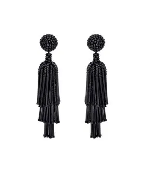 Red Tassel Earrings