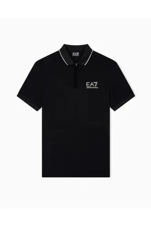 Emporio Armani Gold Label Viscose-blend Polo Shirt