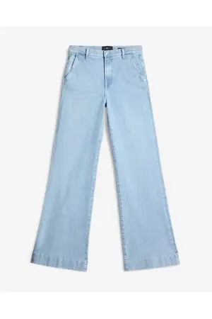 7 For All Mankind Slim Illusion Modern Dojo Trousers - Denim