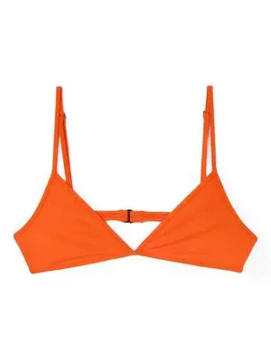 Sunnei Triangle Reversible Bikini Top - Orange