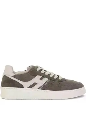 Hogan H630 Suede Logo Sneakers - Brown