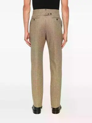 Thom Browne Checked Straight-leg Trousers