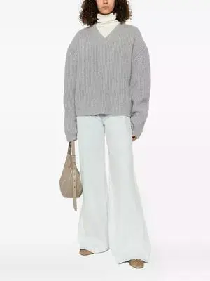 Nanushka V-neck Ribbed Sweater