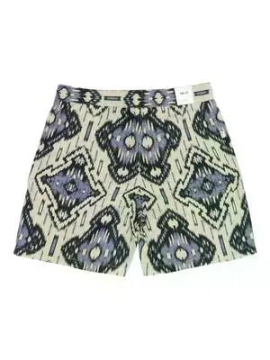 Nn07 Ikat-pattern Drawstring Shorts