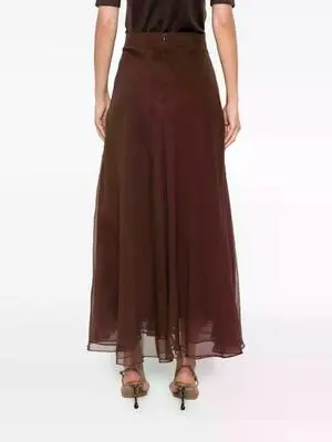 Brunello Cucinelli Pleated High-rise Skirt