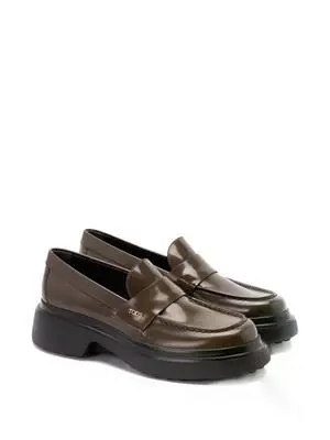 TOD'S Penny Leather Loafers