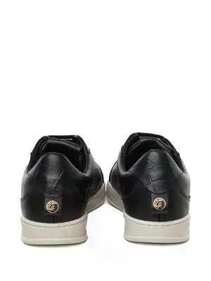 GIULIANO GALIANO Dynasty Quilted Lace-up Sneakers - Black