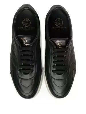 GIULIANO GALIANO Dynasty Quilted Lace-up Sneakers - Black