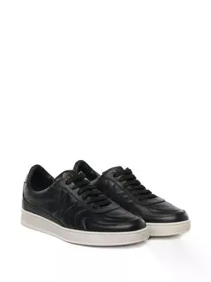 GIULIANO GALIANO Dynasty Quilted Lace-up Sneakers - Black