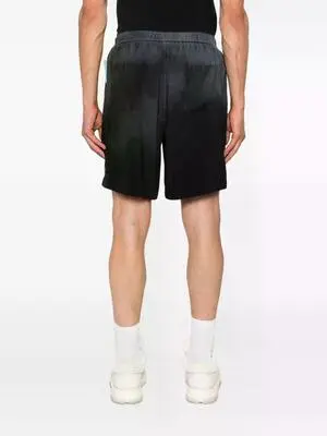 Amiri Logo-embroidered Silk Shorts