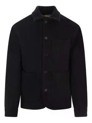 META CAMPANIA COLLECTIVE Button-closure Patch-pocket Jacket - Black