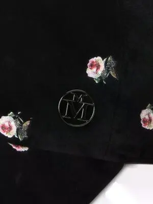 MAISON MICHEL Floral-embroidered Cap