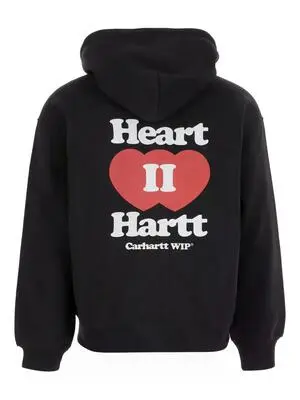 Carhartt Work In Progress Heart-logo Zip-up Hoodie